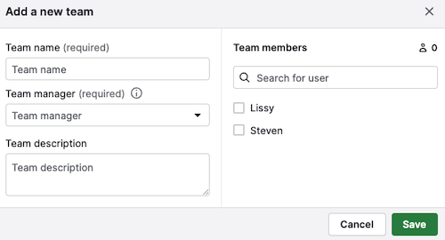 Teams - Knowledge Base | Pipedrive